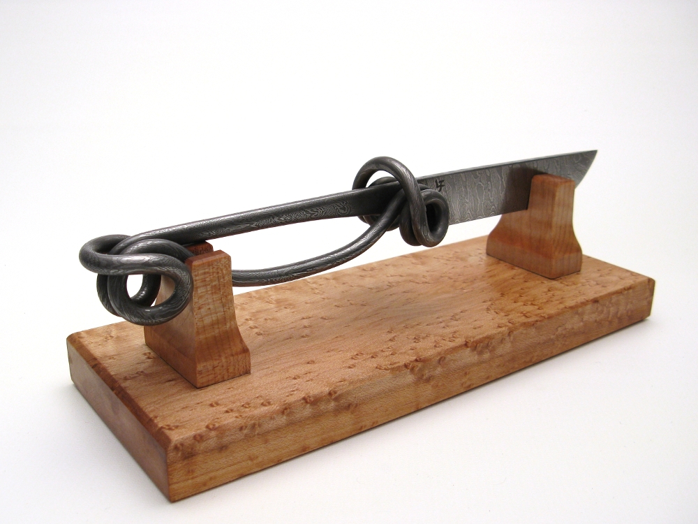 Serpent #15 with Stand - Knives For Sale - Bladesmith's Forum Board